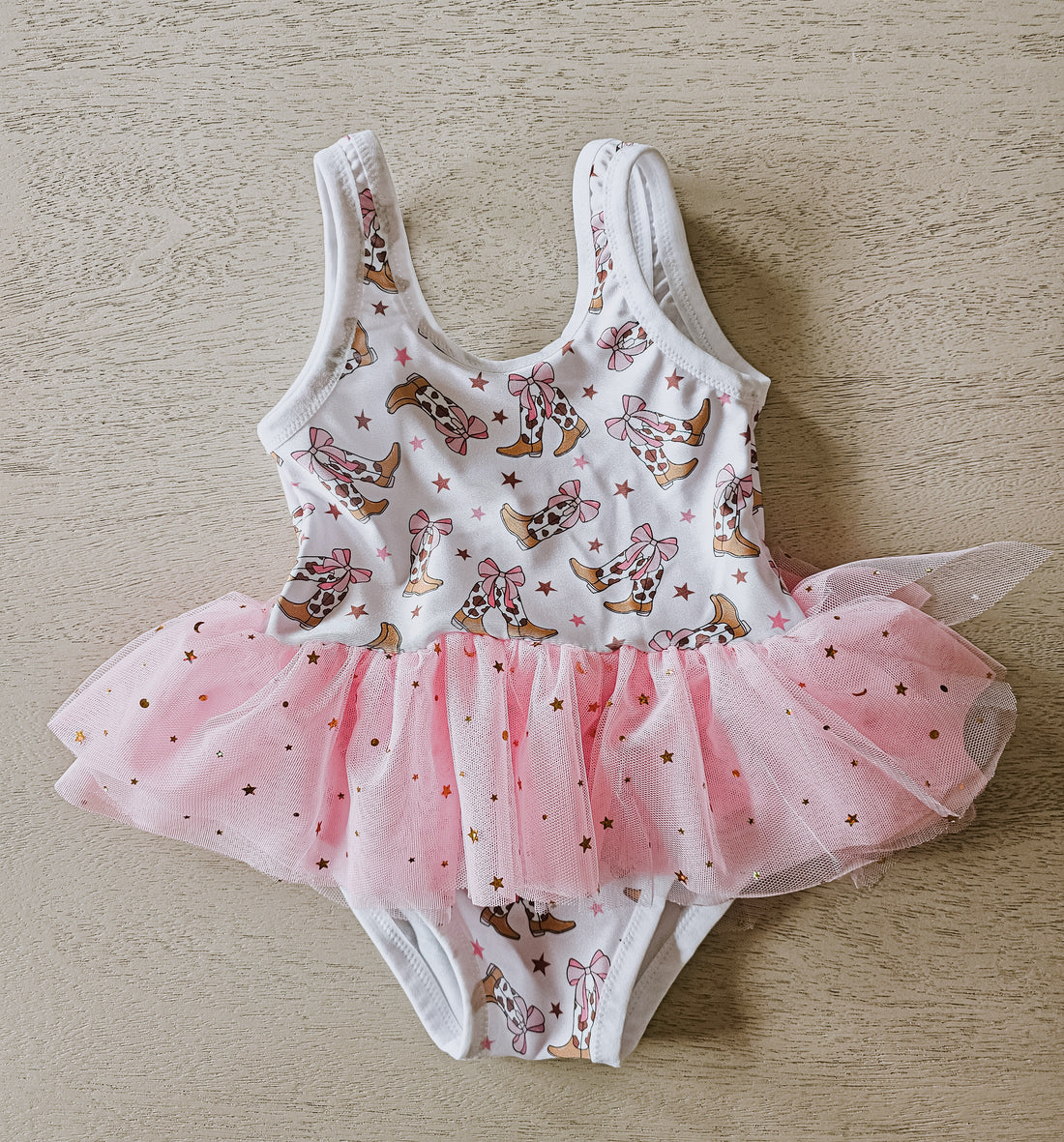 Bow boots tutu Leotard/Swimsuit – Fancy Shmancy Baby