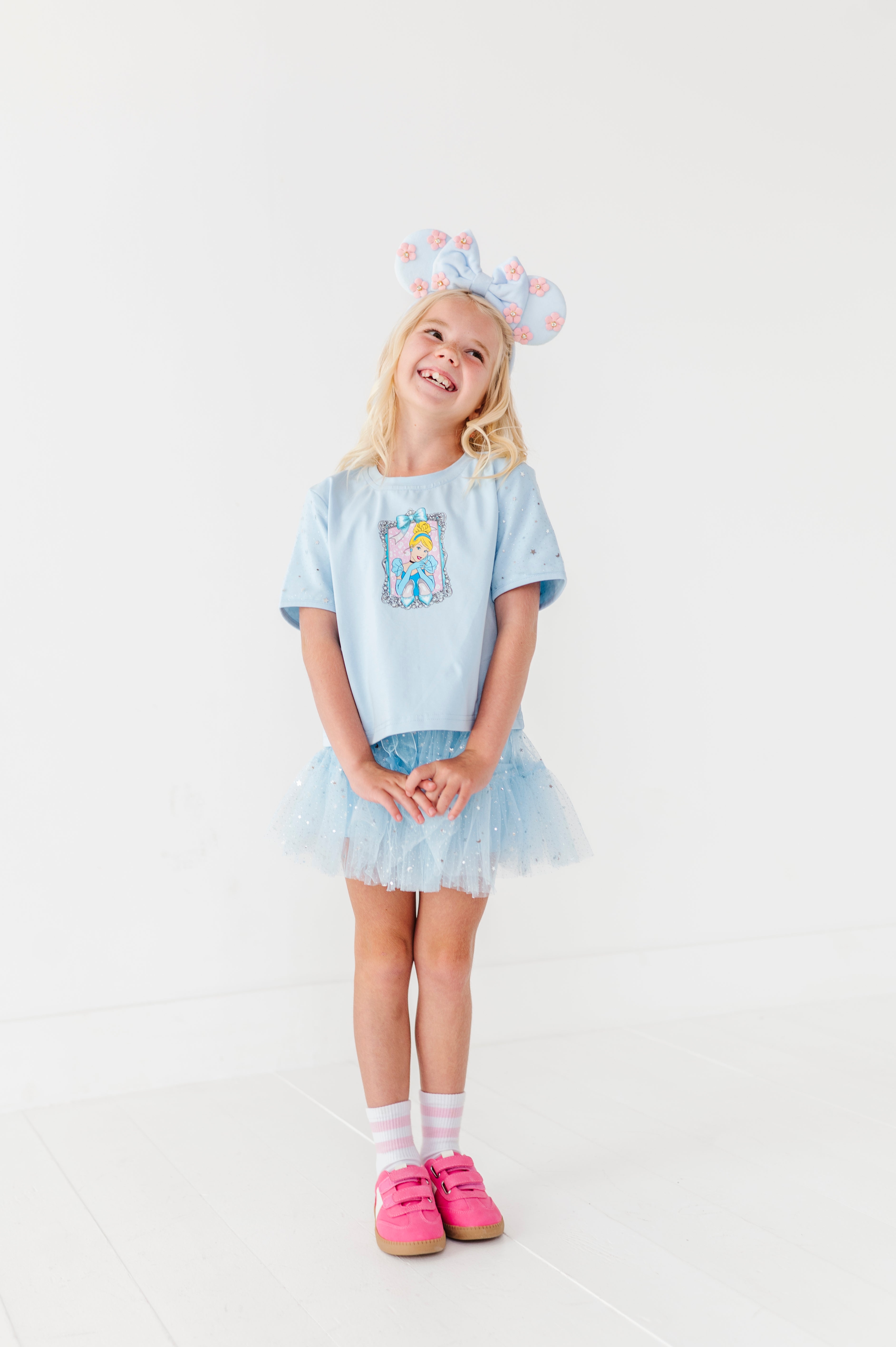 Baby Blue & Silver star tee – Fancy Shmancy Baby